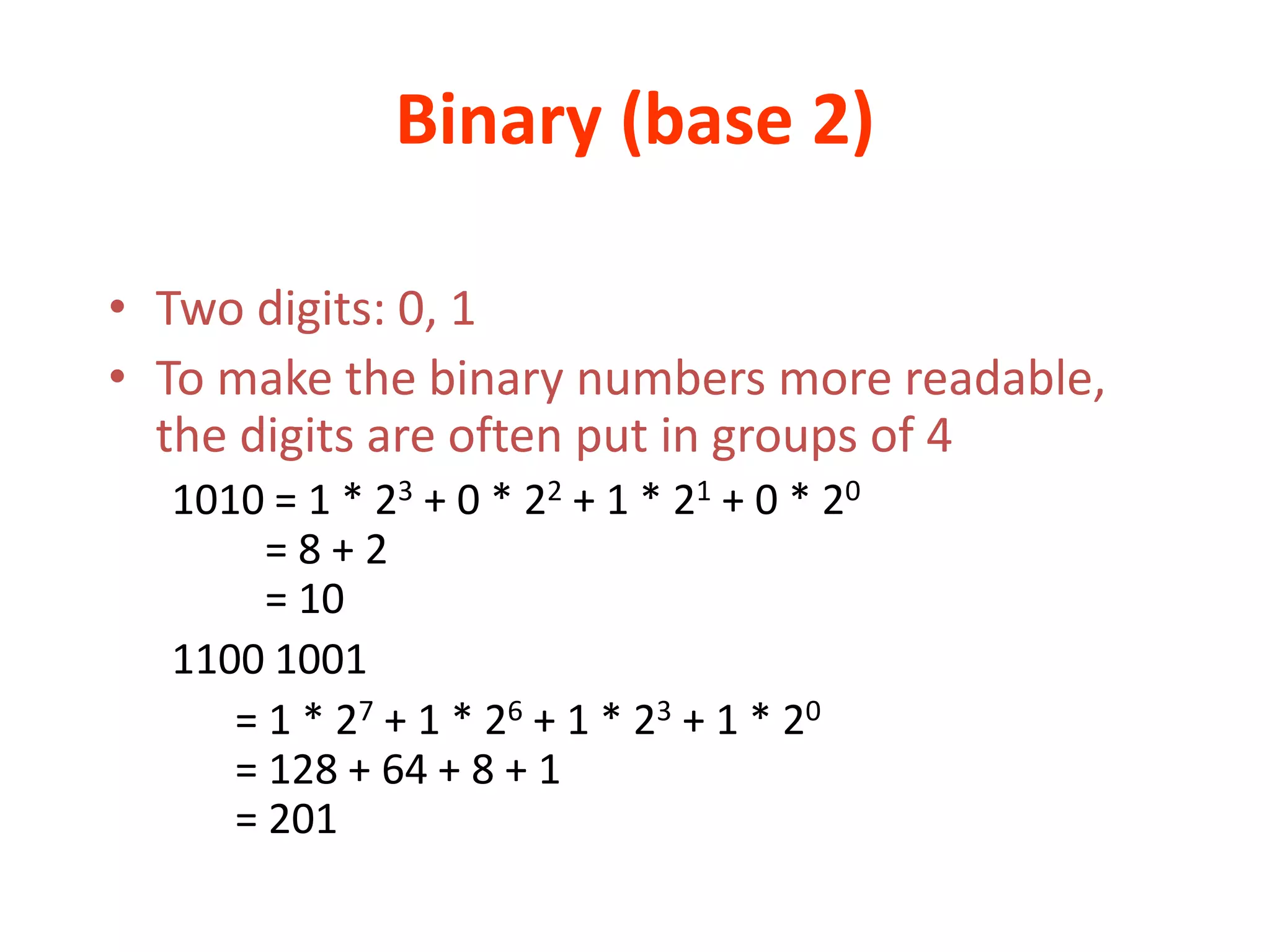 1 number systems-binary | PPTX