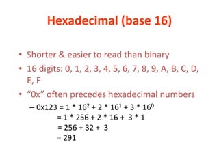 1 number systems-hex | PPT | Free Download