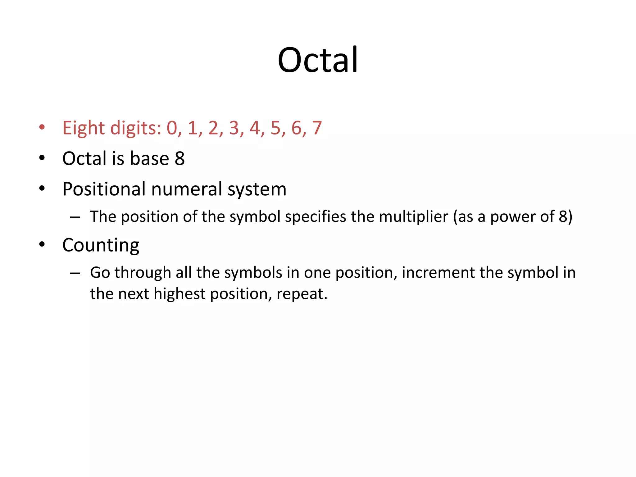 1 number systems-octal | PPTX