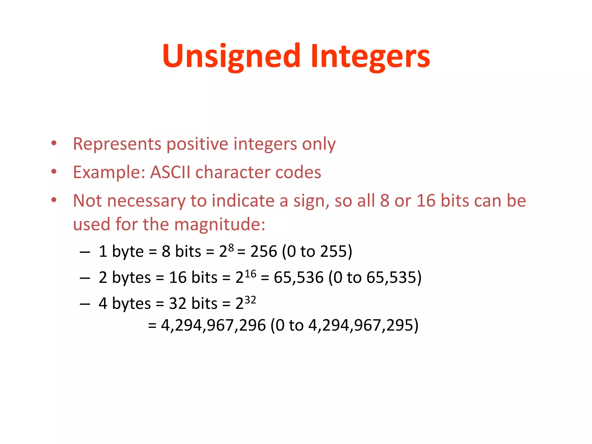1 number systems-unsignedsignedintegers | PPTX