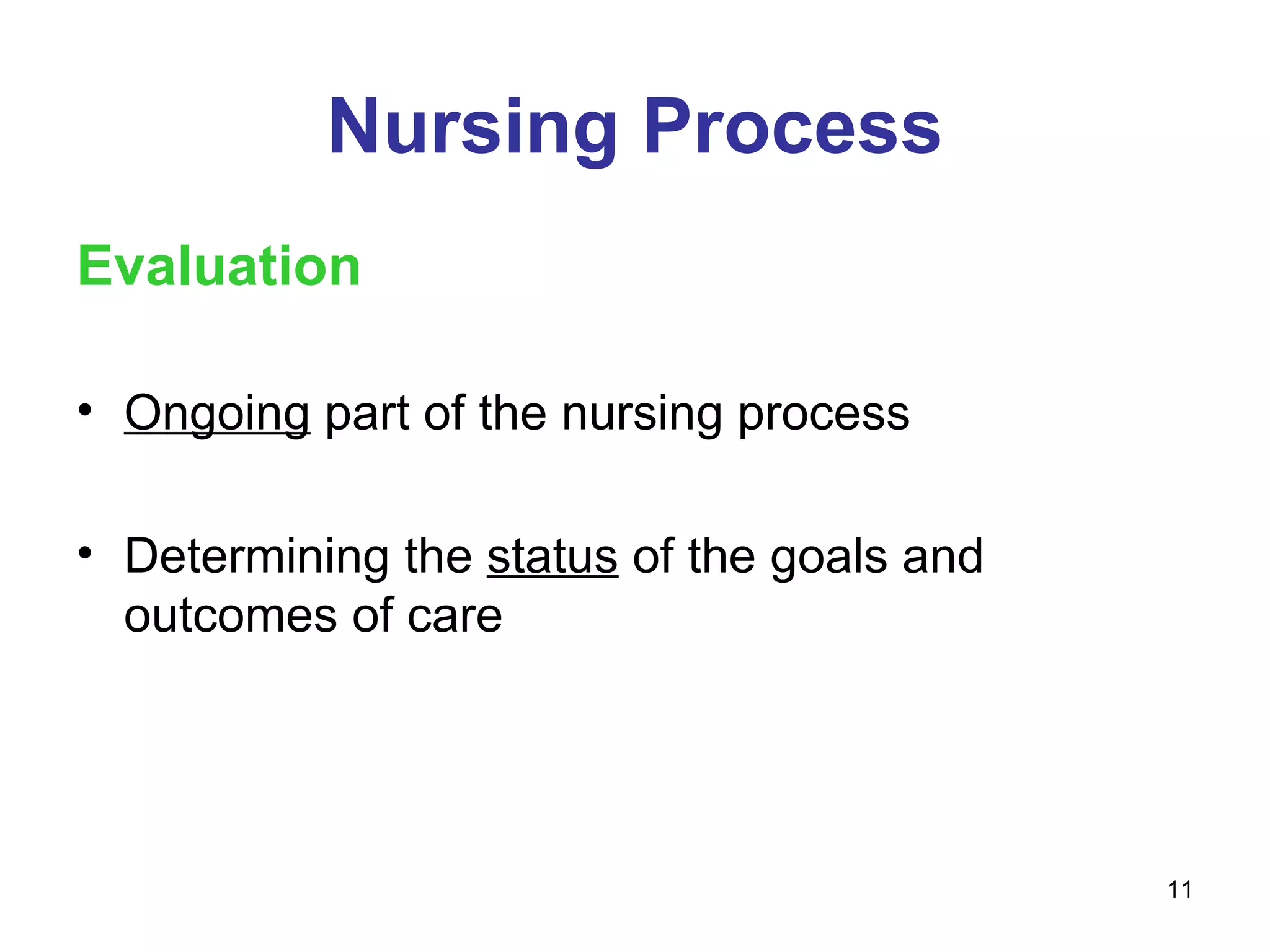 PHARMA-THE NURSING PROCESS | PPT