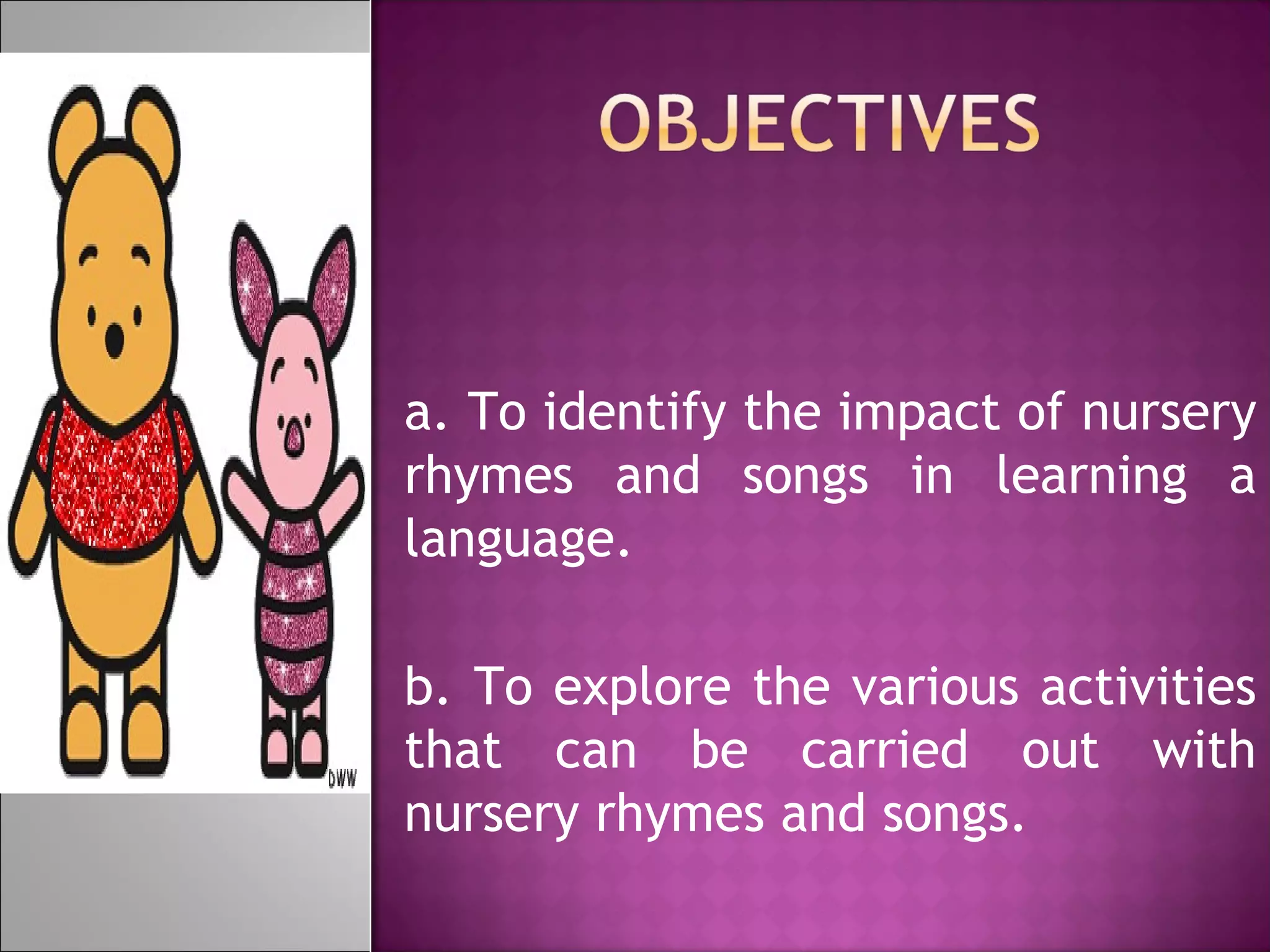 1. objectives of let's sing & dance | PPT