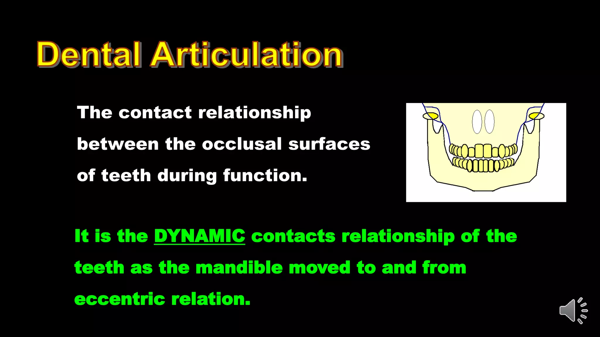 1 Occlusion in prosthodontics- introduction- differences between ...