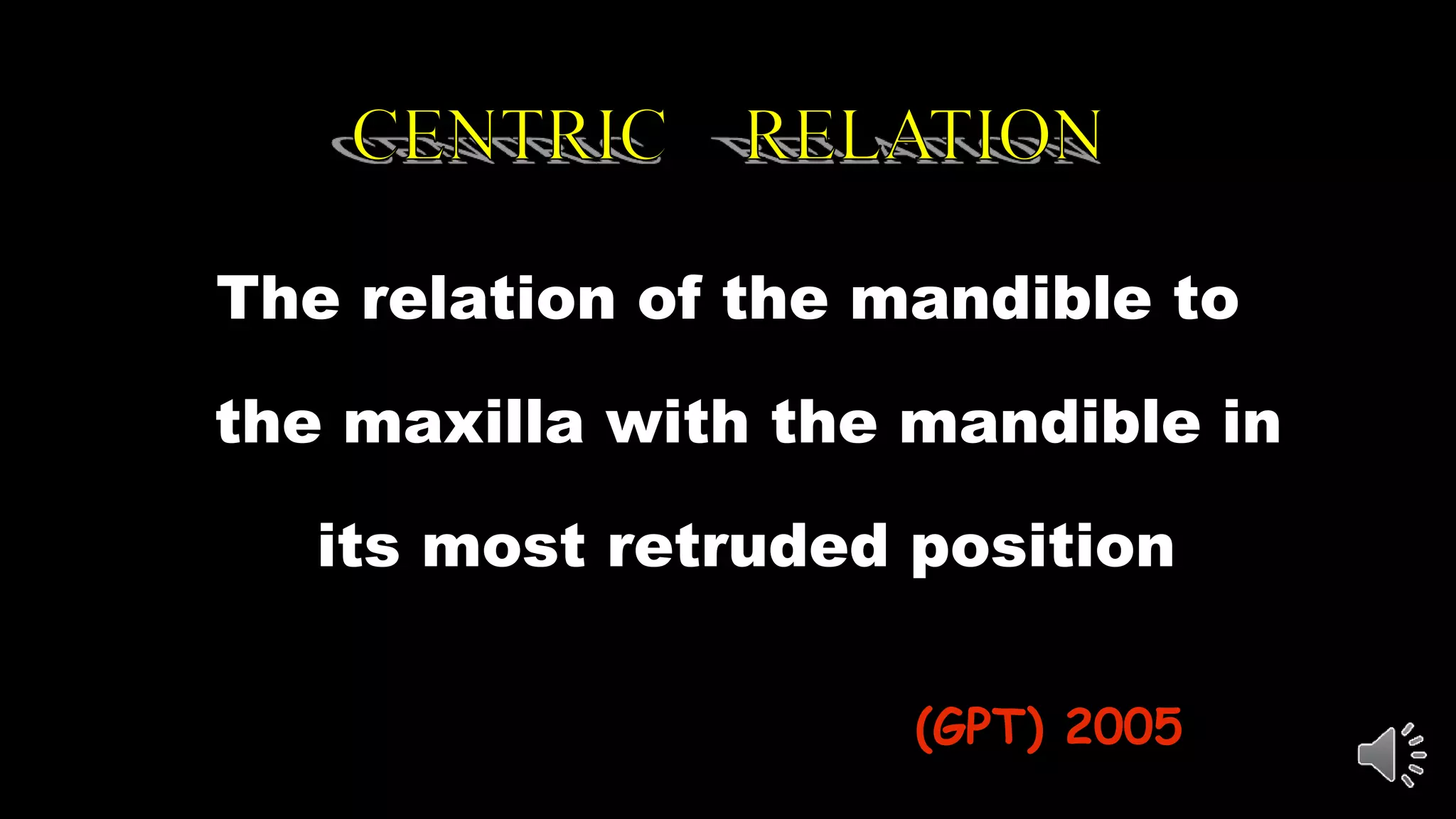 1 Occlusion in prosthodontics- introduction- differences between ...