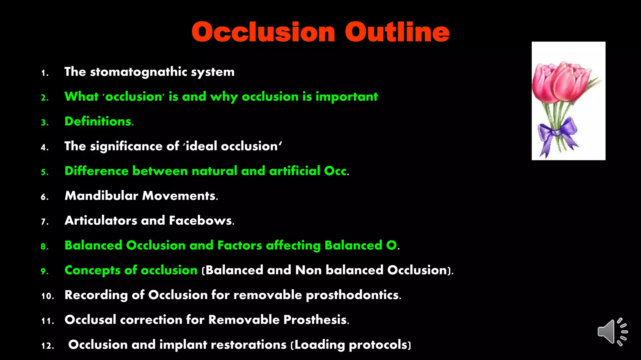 1 Occlusion in prosthodontics- introduction- differences between ...