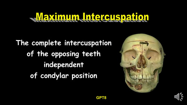 1 Occlusion in prosthodontics- introduction- differences between ...