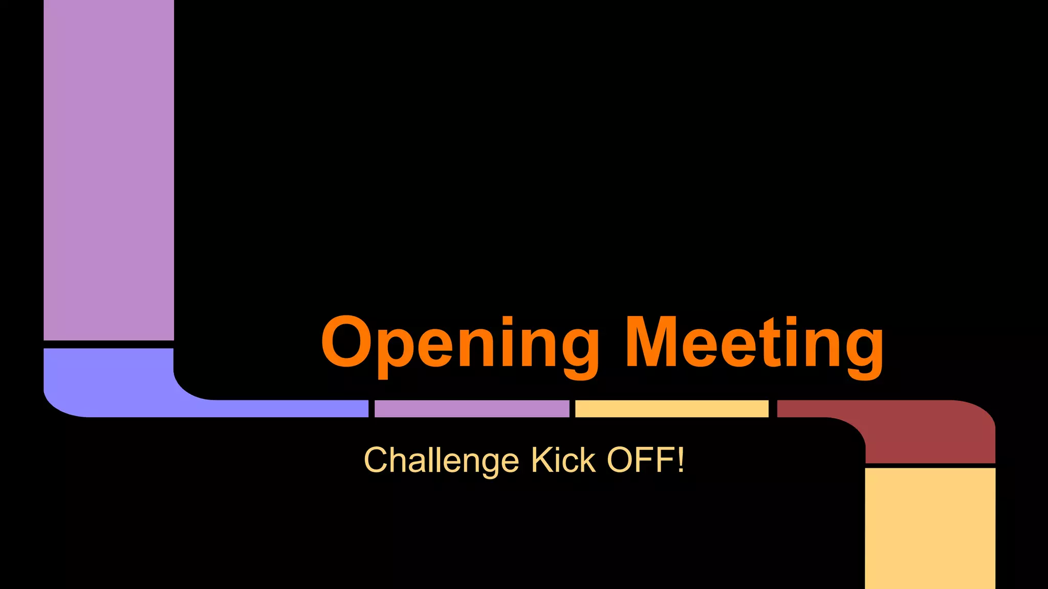 Opening FLL Meeting | PDF