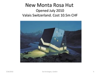 Mike Mortimer Exit Strategies Introduction | PPT