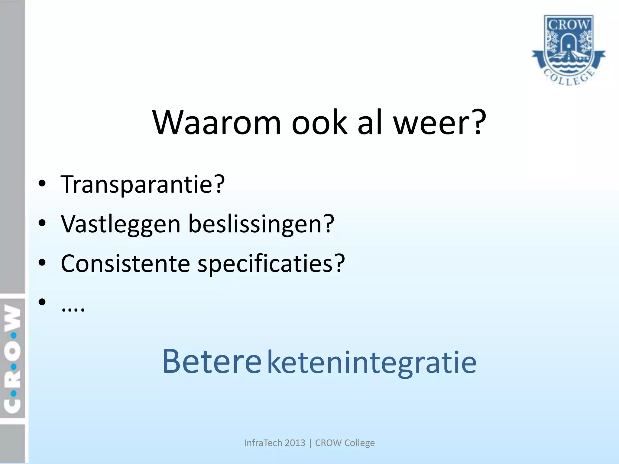 SE & BIM 1. Opening door Jan-Pieter Eelants en Arjan Visser | PPT