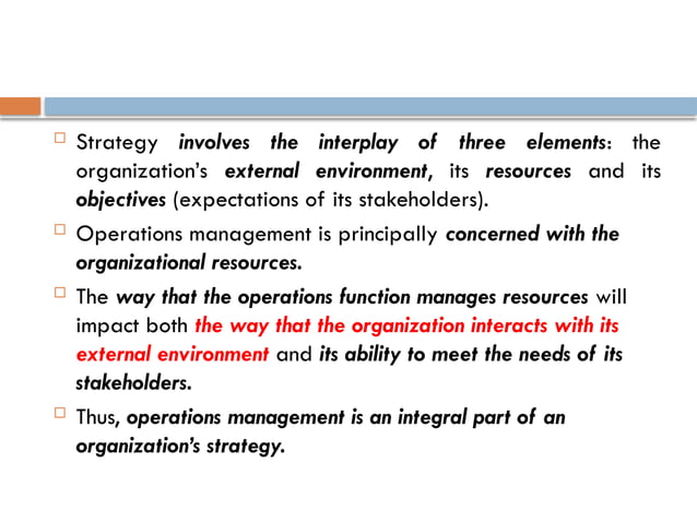 Operations MGT (Chap 1-3).ppt Management | PPT