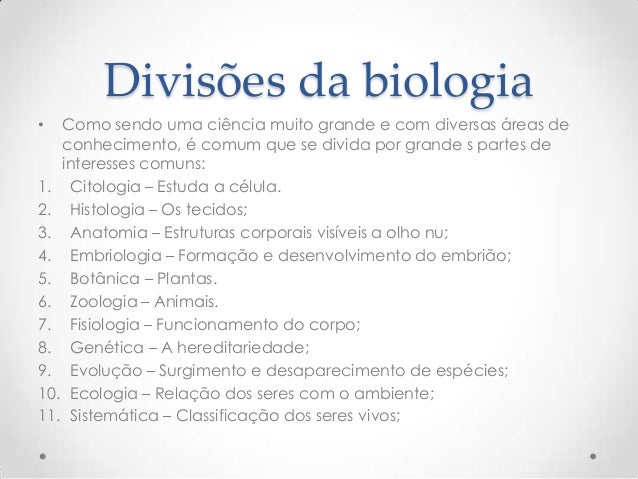O que é a Biologia