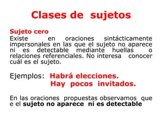 1 oracion-clases de sujeto | PPTX
