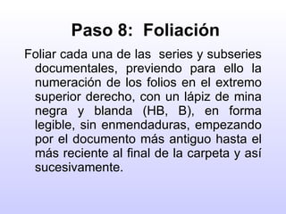 1. organizacion archivos de gestion (word) | PPT