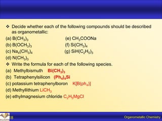 1 - Organometallic Chemistry.ppt