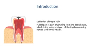 origin of pulpal pain endodontic pptx | PPTX