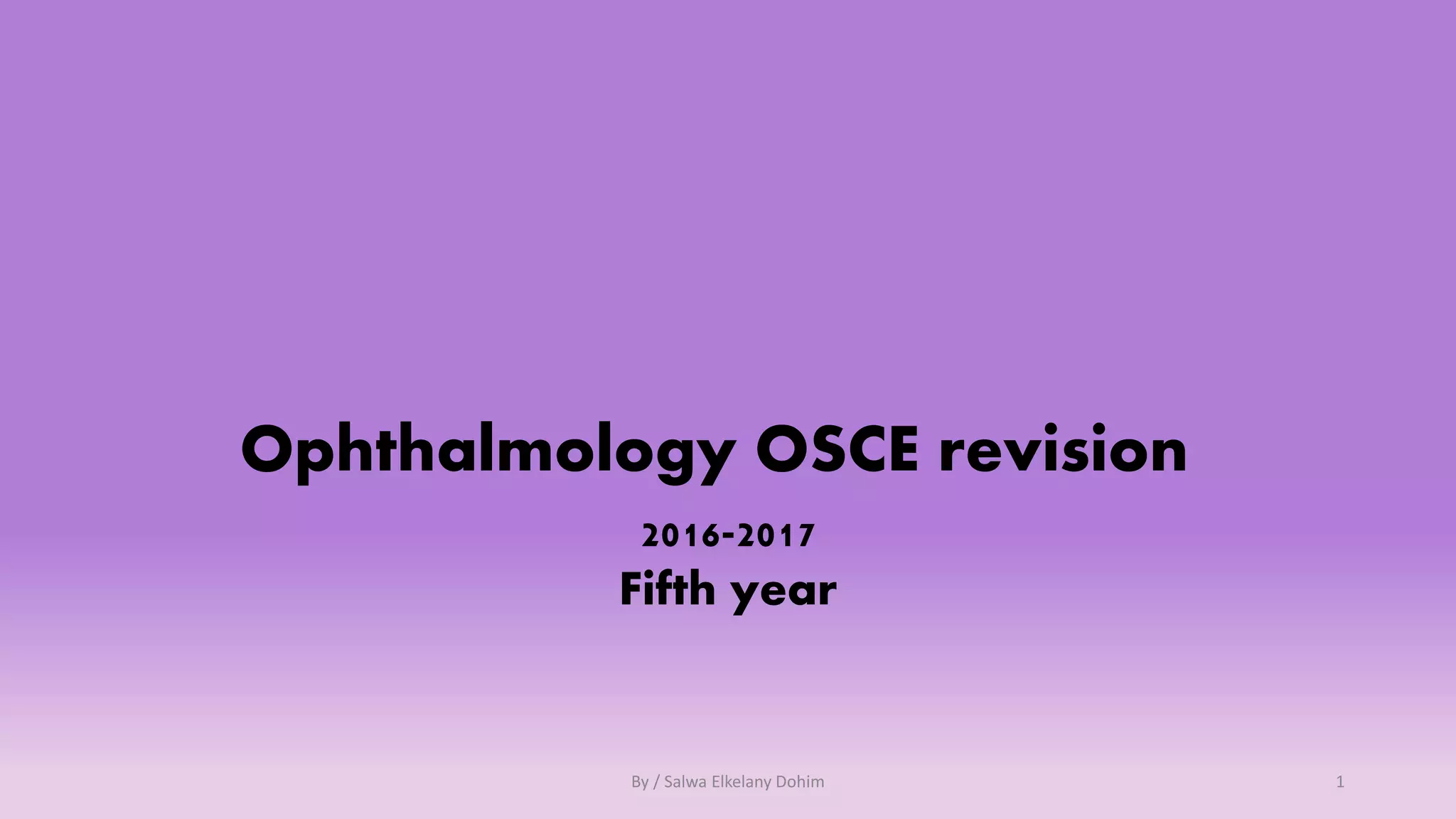 Ophthalmology OSCE | PDF