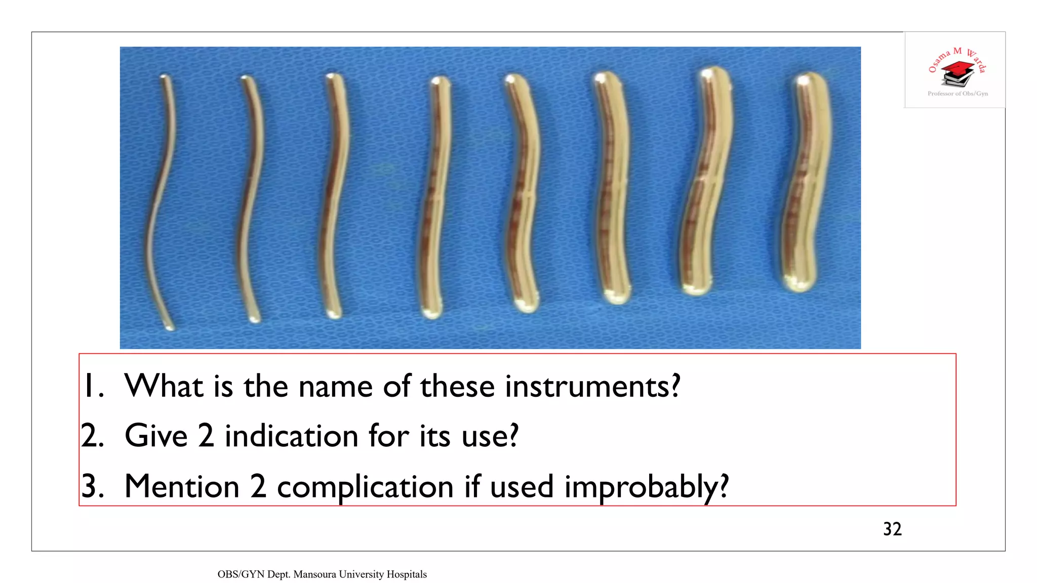 1 Obstetrics & gynecology OSCE -REVISION-1 | PDF