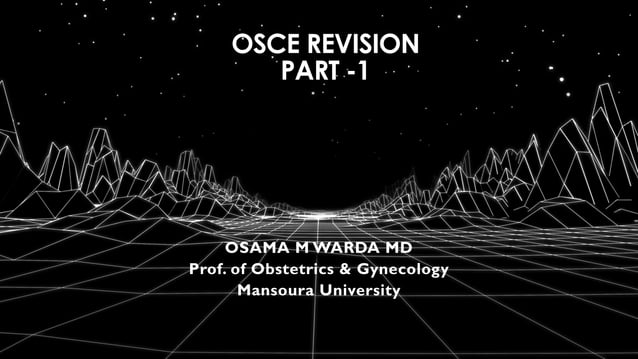 1 Obstetrics & gynecology OSCE -REVISION-1 | PDF | Pregnancy | Reproductive Health