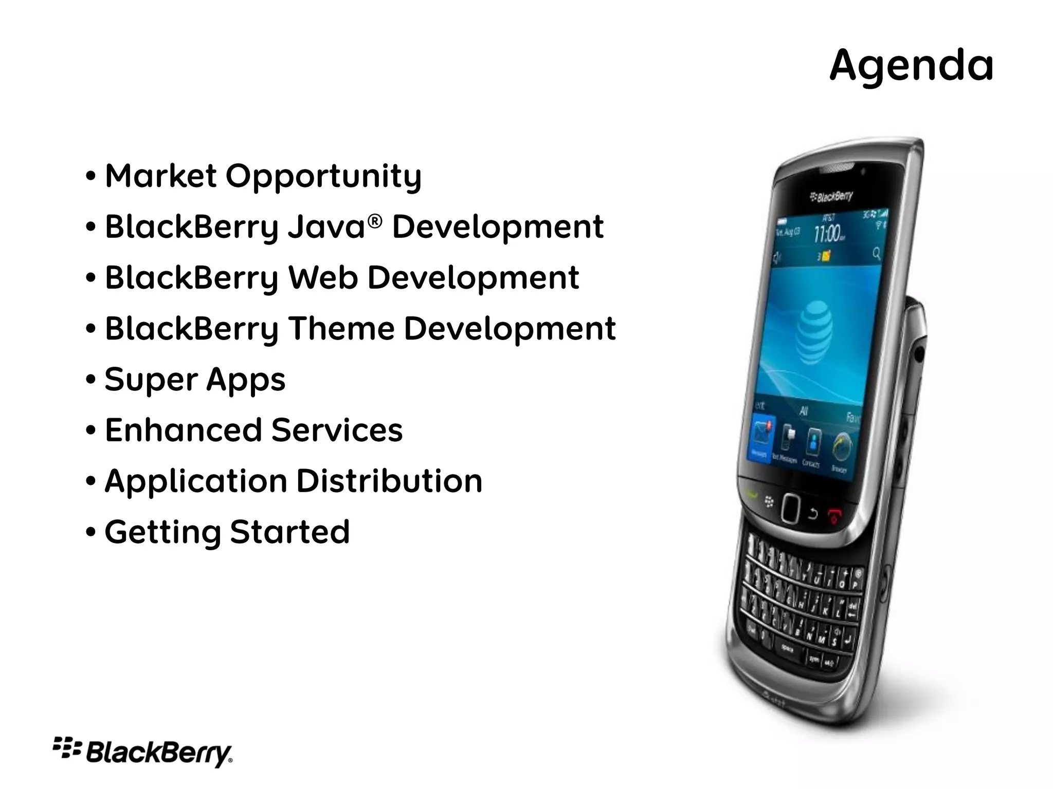 BlackBerry Developer Overview | PDF