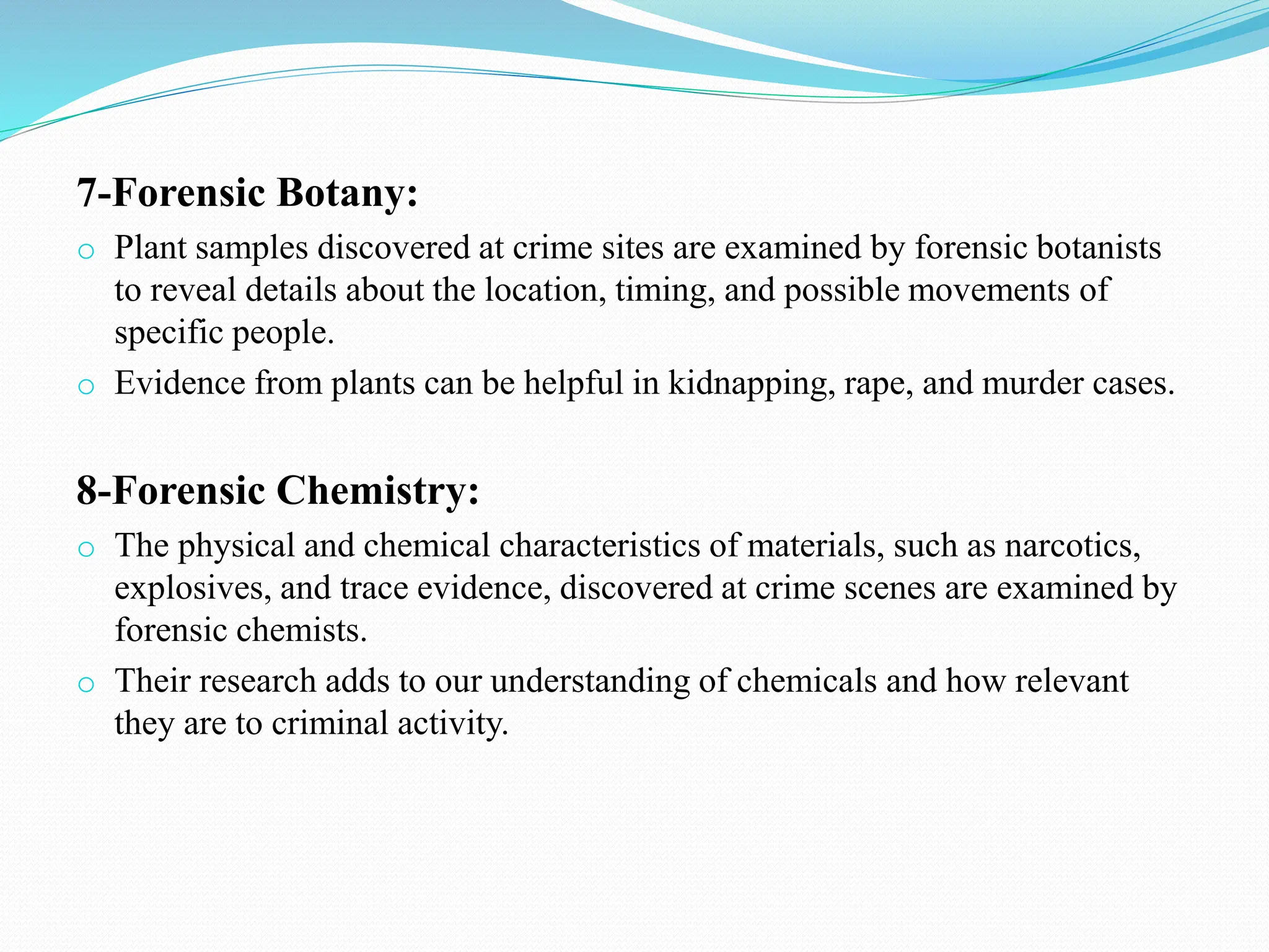 Overview of Forensic Sciences In Forensic Serology & DNA Typing.pptx
