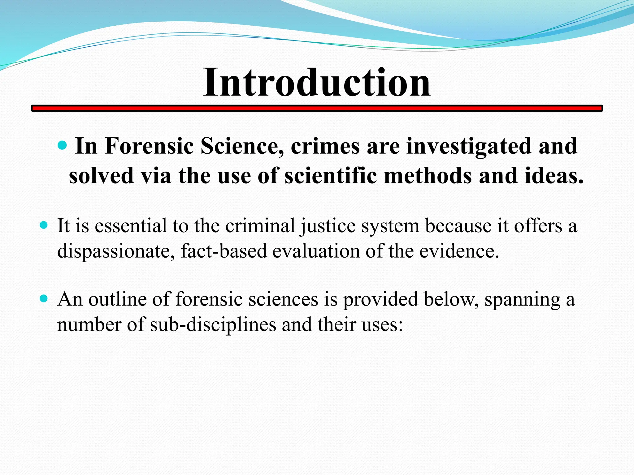Overview of Forensic Sciences In Forensic Serology & DNA Typing.pptx