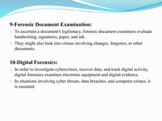 Overview of Forensic Sciences In Forensic Serology & DNA Typing.pptx