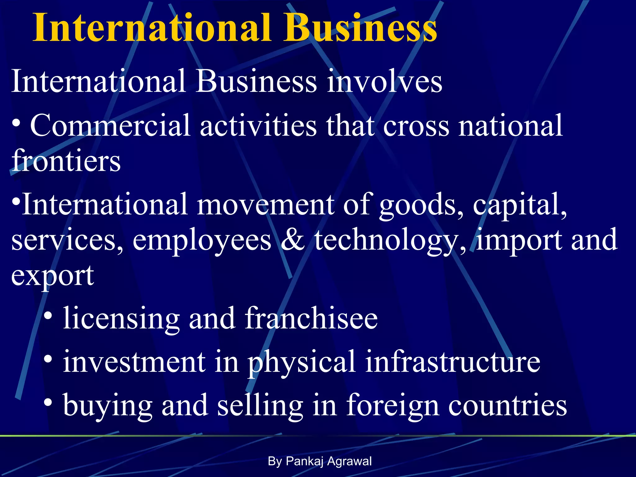 1. Overview Of Global Business | PPT