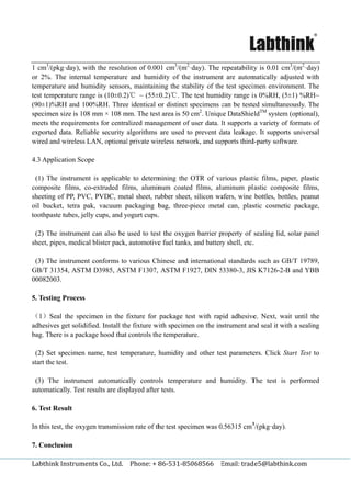 1 oxygen permeability test method of pudding cups | PDF