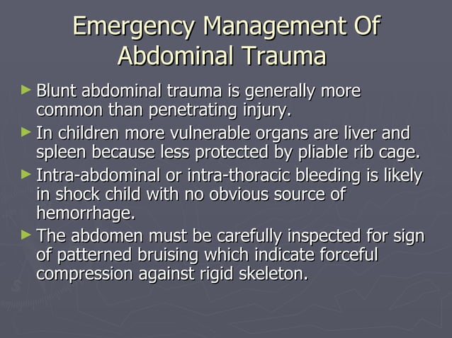 Paediatric trauma | PPT | First Aid | Injuries