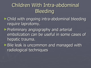 Paediatric trauma | PPT