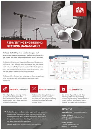 RedEye Drawing Management Solution | PDF