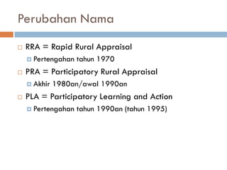 1 participatory rural appraisal-pengenalan | PDF