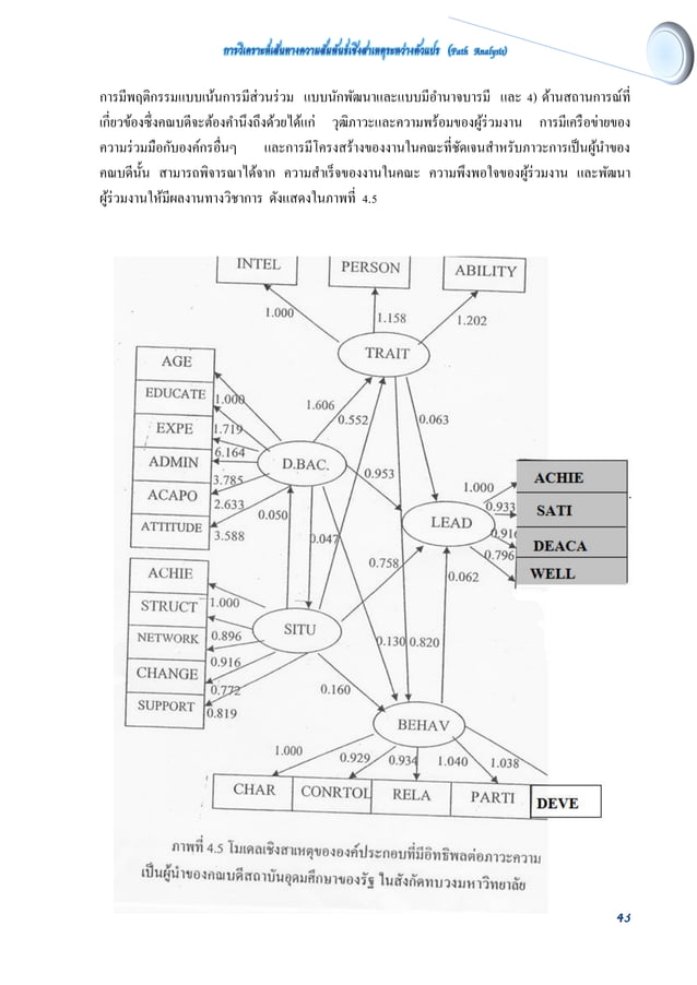 1 การวิเคราะห์เส้นทาง path analysis | PDF