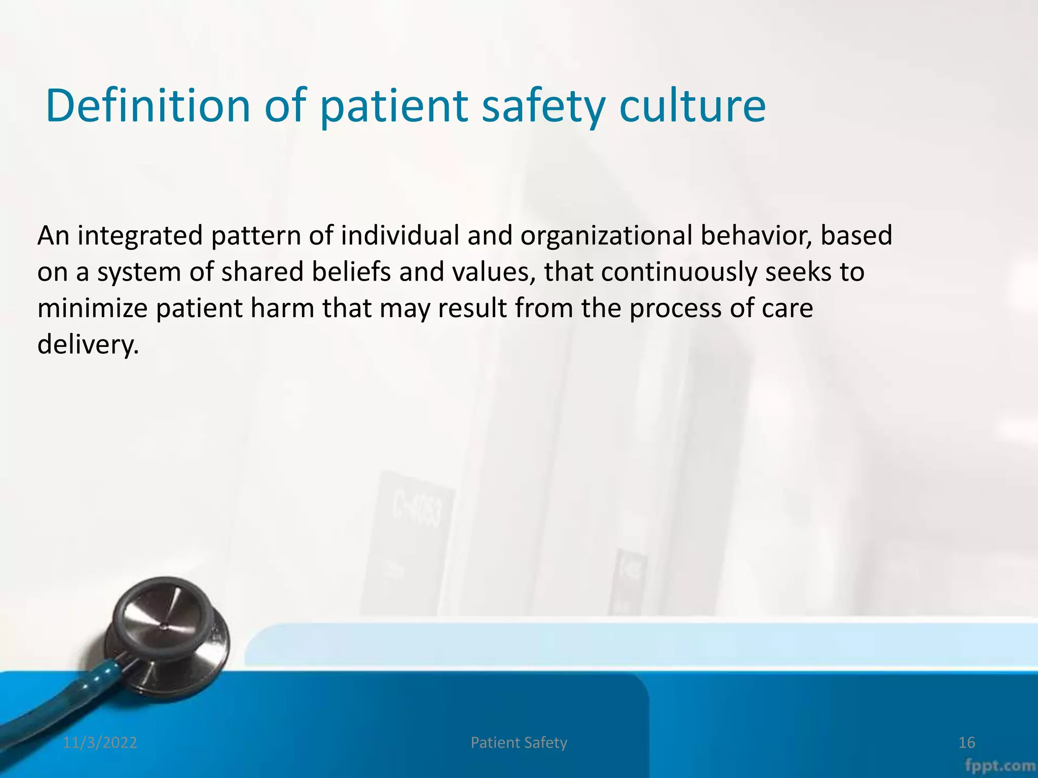 1- patient safety.pptx | Healthcare Industry | Industries