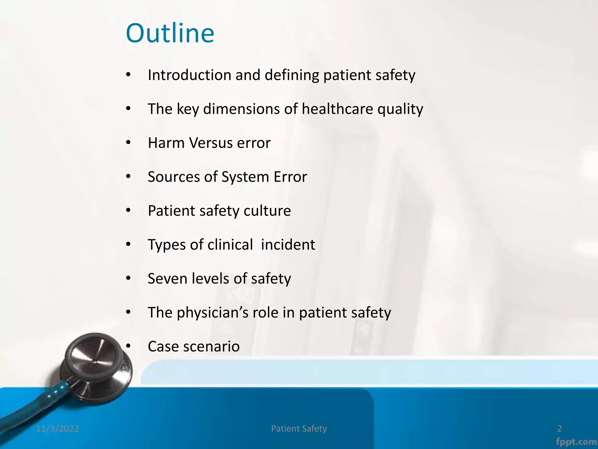 1- patient safety.pptx | Healthcare Industry | Industries