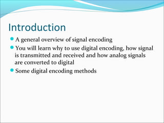 1 PCM & Encoding | PPT