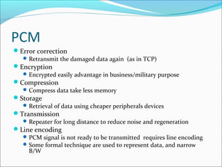 1 PCM & Encoding | PPT