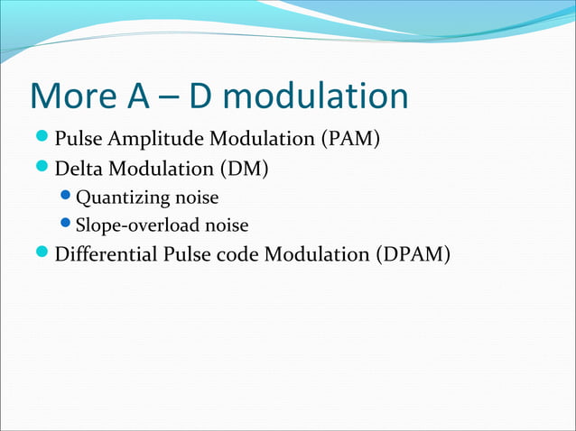 1 PCM & Encoding
