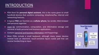 pda forensics | PPTX