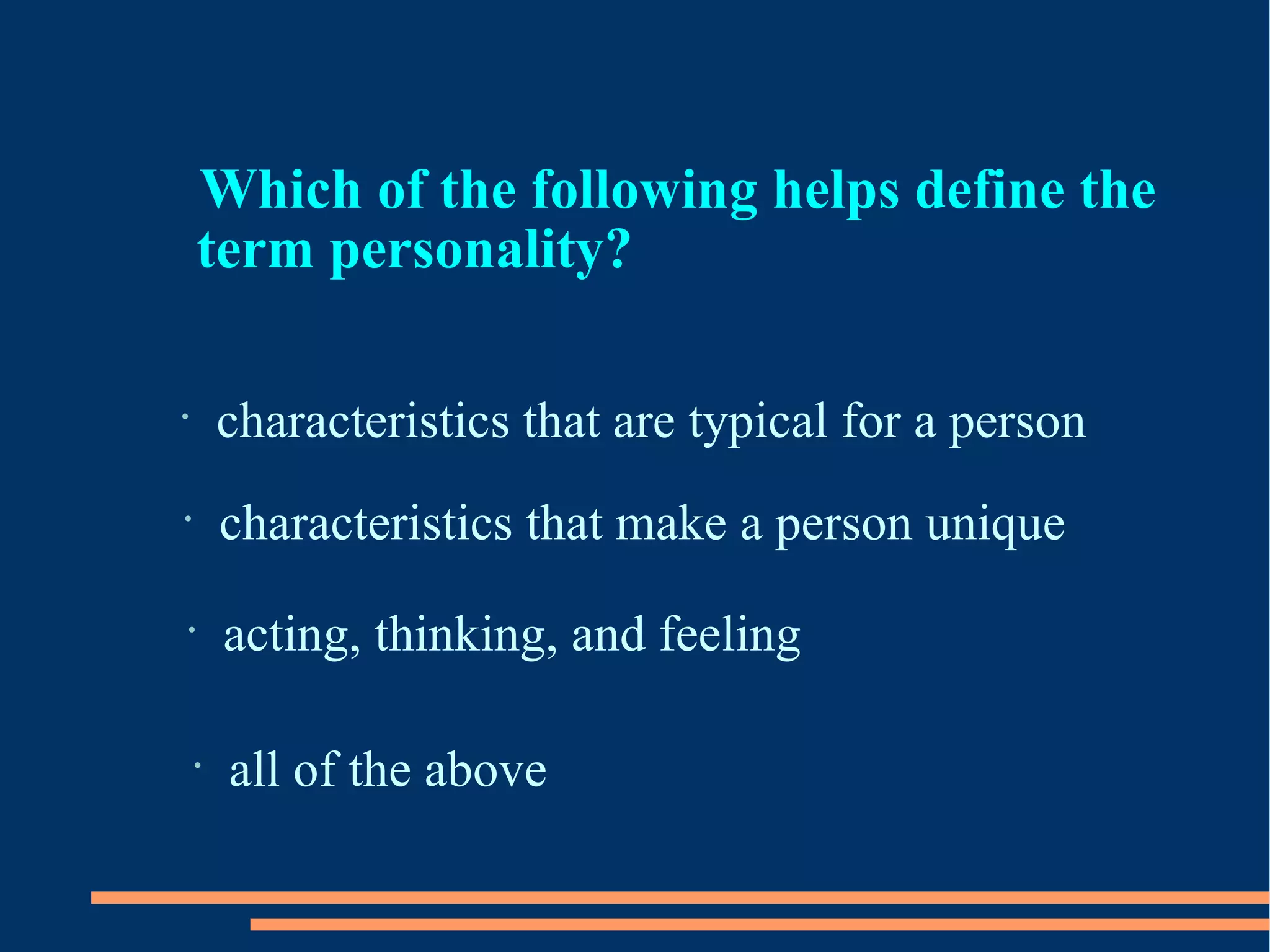 Personality Development | PPT