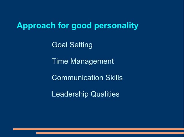 Personality Development | PPT