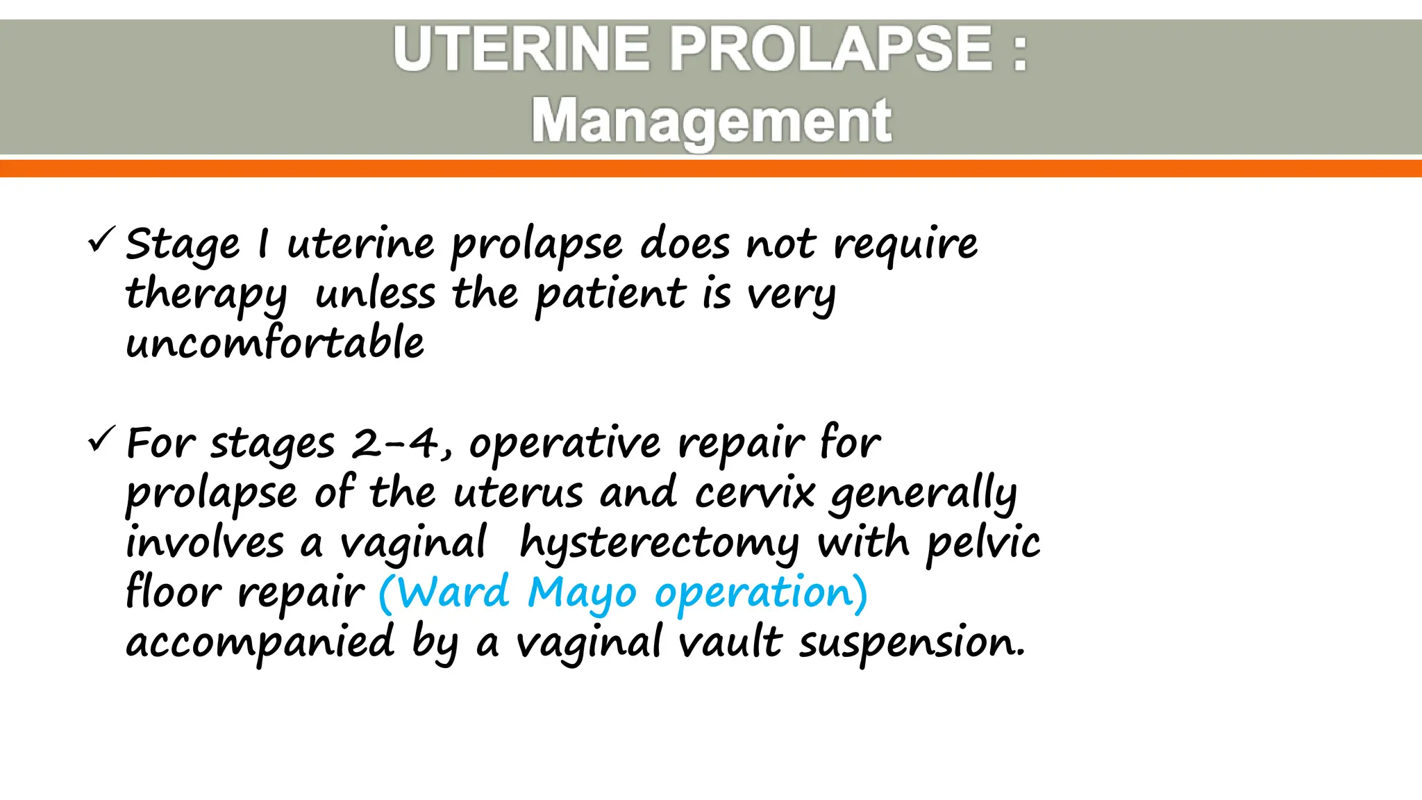 1-Pelvic Organ Prolapse atf.pdf obg and gyn | PPT