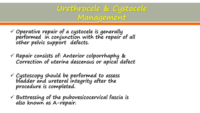 1-Pelvic Organ Prolapse atf.pdf obg and gyn | PPT