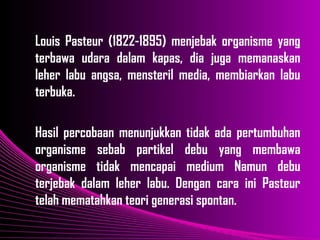 Sejarah dan perkembangan mikrobiologiiii | PPT
