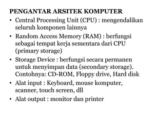 Pengantar Sistem Informasi PPT (ARCHIVES BLOG) | PPT