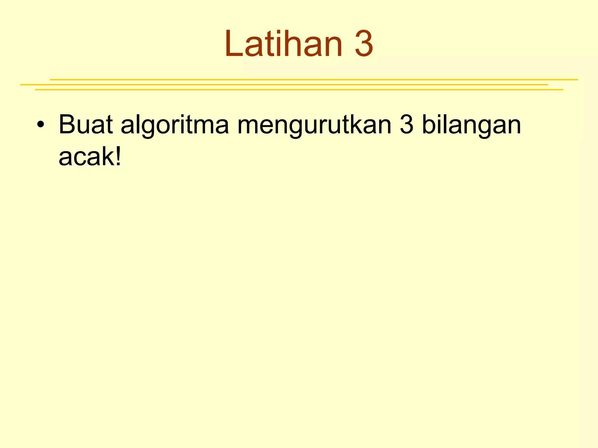 1 - Pengantar logika & algoritma.ppt | Free Download
