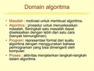 1 - Pengantar logika & algoritma.ppt | Free Download