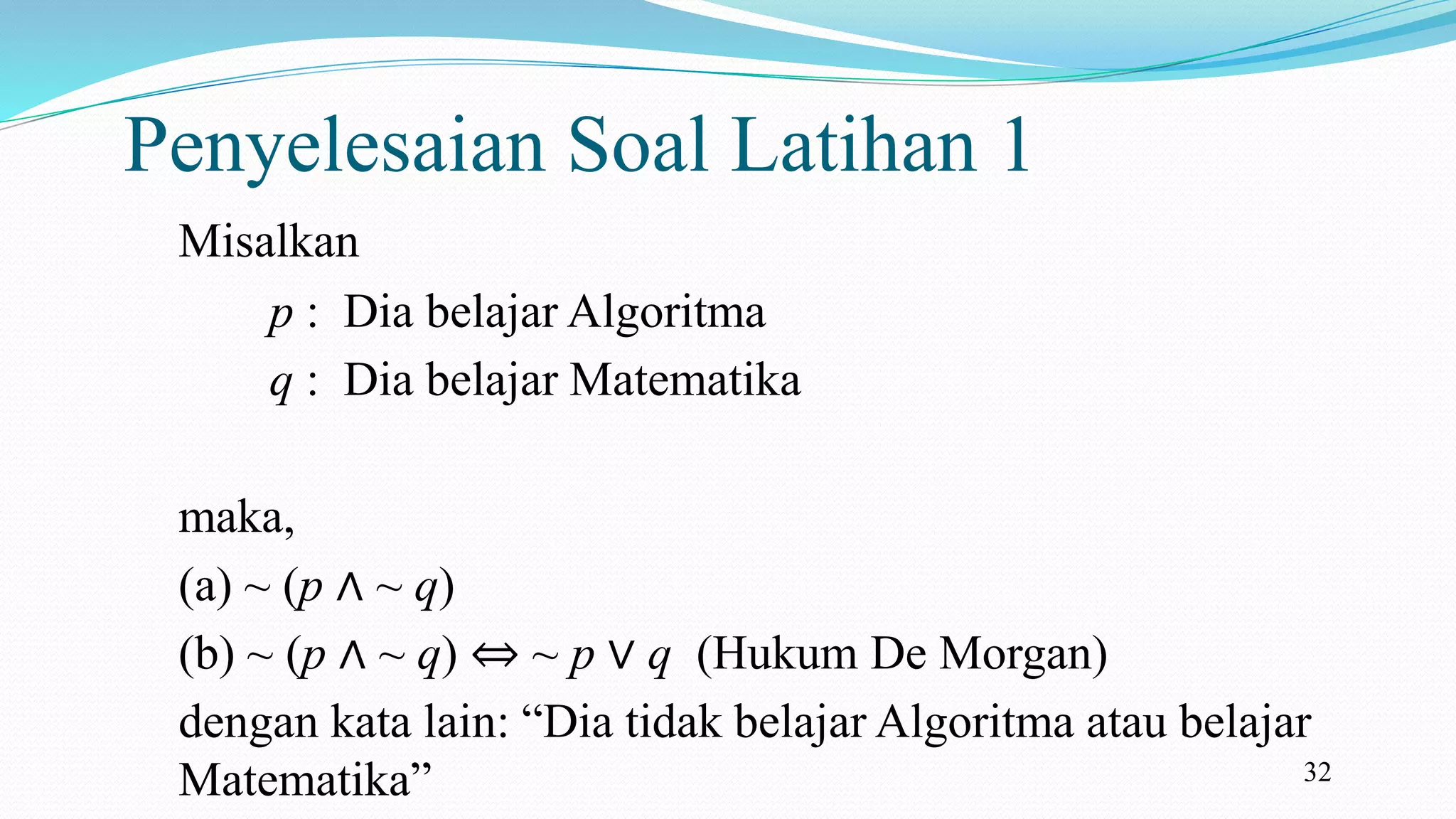 pengantar matematika diskrit | PPTX