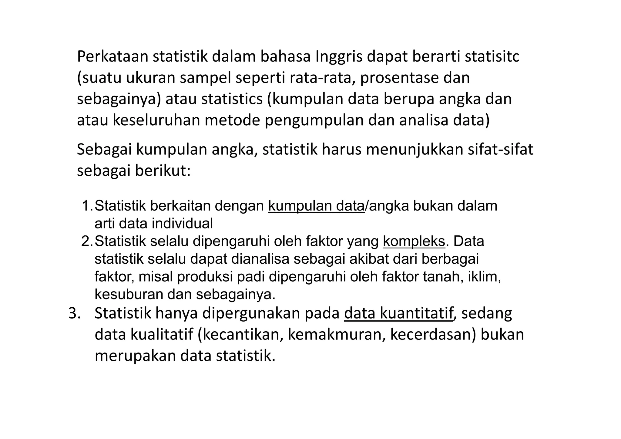 1. pengantar statistik | PDF