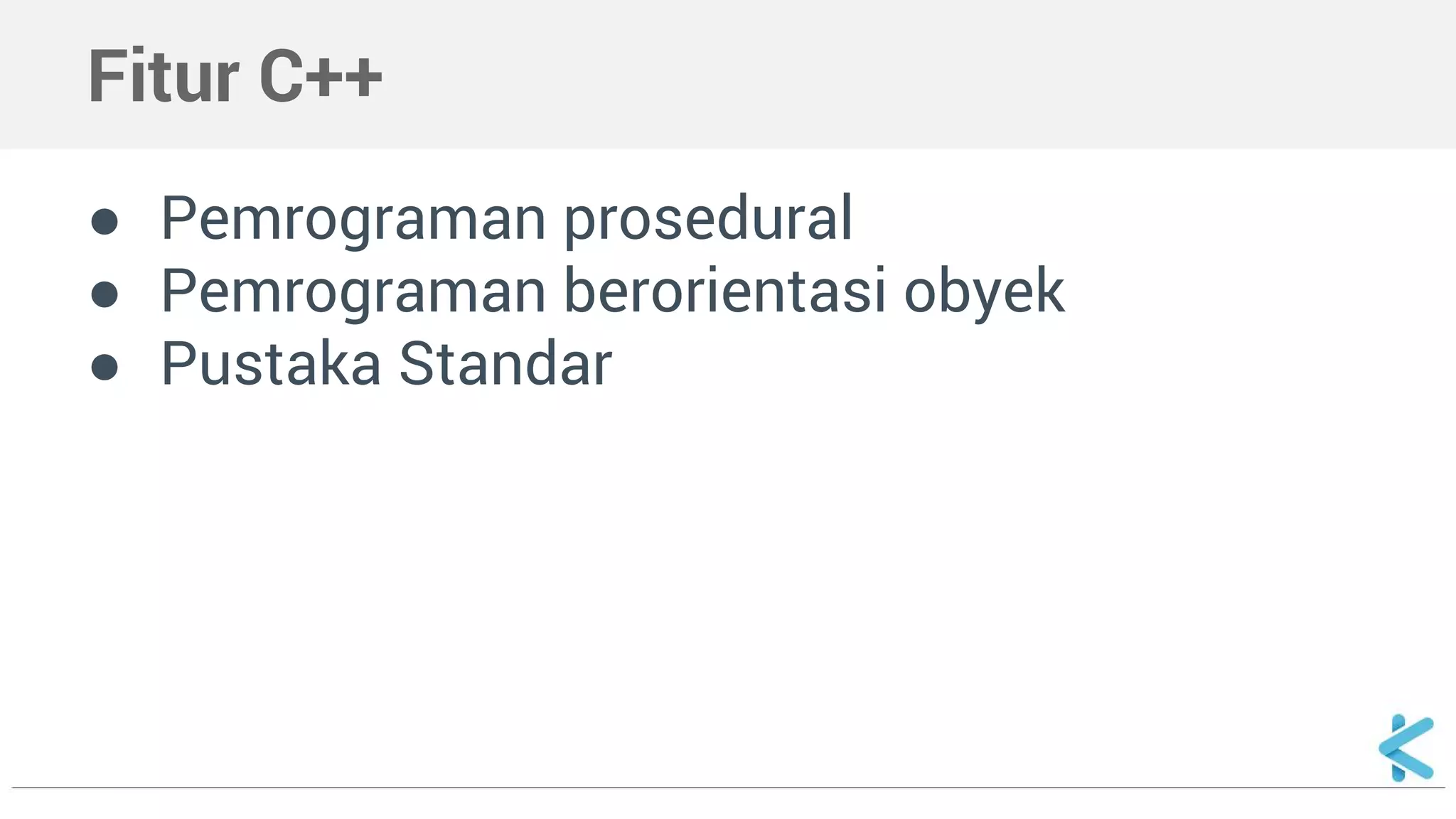 Pemrograman C++ - Pengenalan | PDF